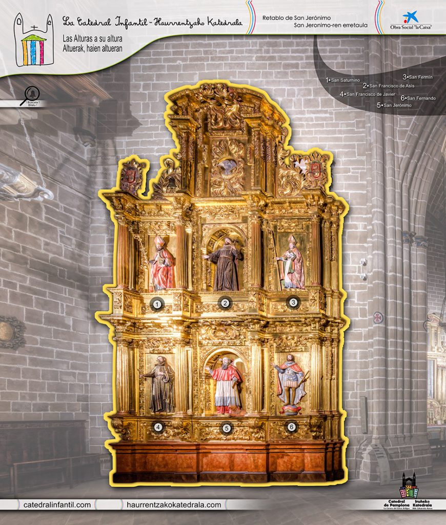 Altarpiece of St. Geronimo - Catedral de Pamplona